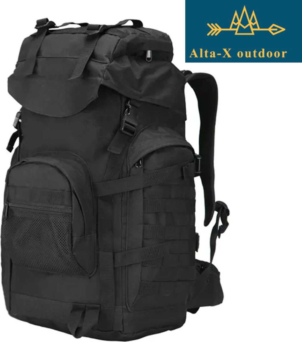 Alta-X Grote Tactische Rugzak Zwart Assault Backpack - Rugzakken ...