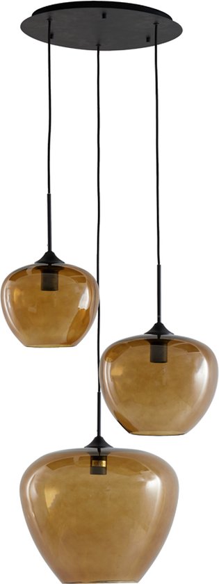 Light & Living Hanglamp 'Mayson' 3-Lamps, kleur Bruin | bol.com