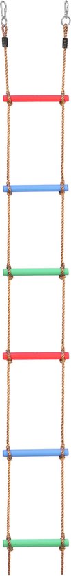 JAXY Klimladder - Buitenspeelgoed Jongens en Meisjes - Touwladder ...