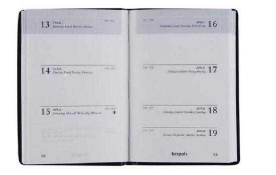 Brepols - Armada - 2023 - Agenda - ZAK FORMAAT - 7,1 x 10,2 cm - Blauw ...