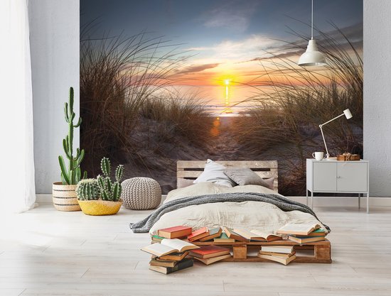 Fotobehangkoning - Fotobehang - Duinen - Zee - Strand - Landschap ...