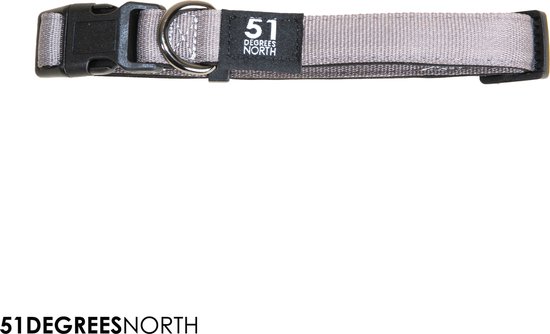 51 Degrees North - Wanderful - Collar - Nylon - Flat - Light Grey - 39 ...