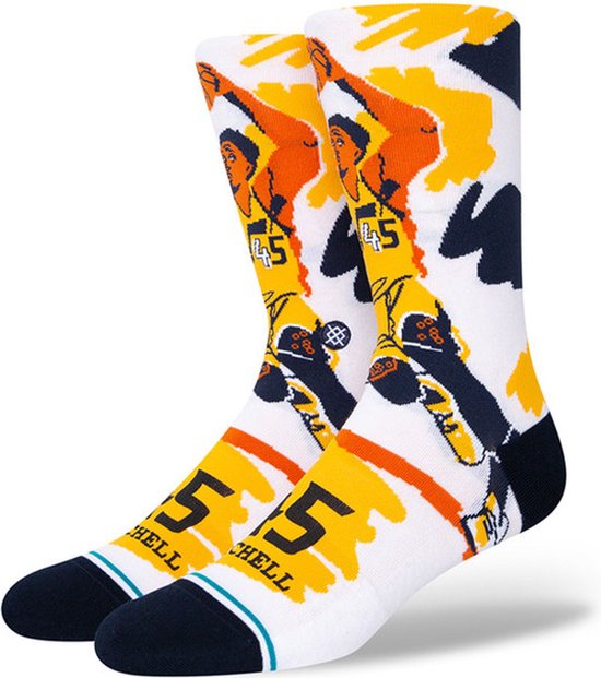 Stance Paint NBA Player Socks - Sportsokken - wit/zwart - Mannen | bol