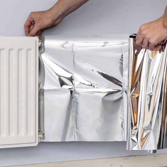 Radiatorfolie | isolatiefolie | voorkomt dat warmte in de muur trekt ...