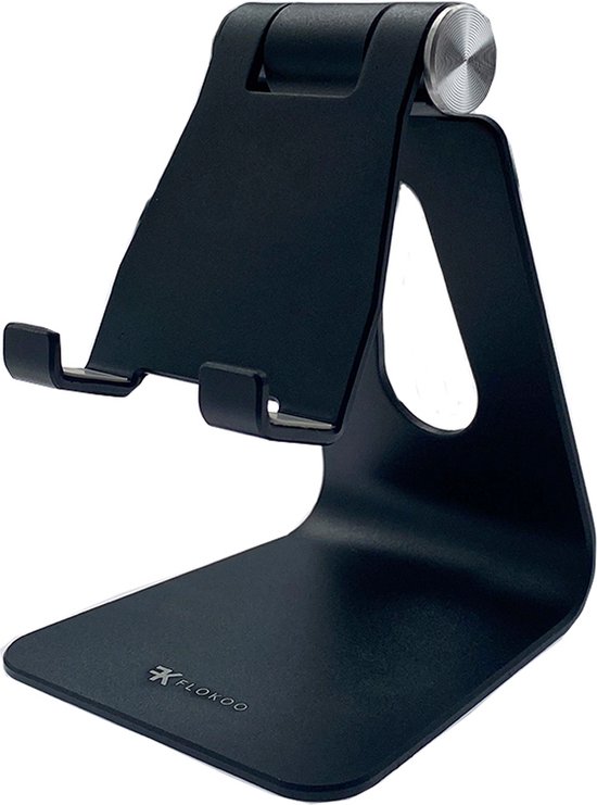 Telefoonhouder voor Bureau - Zwart - Tablethouder tot 8 inch - Stabiele ...