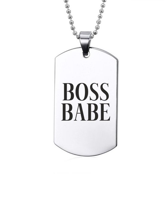 Ketting RVS - Boss Babe | bol