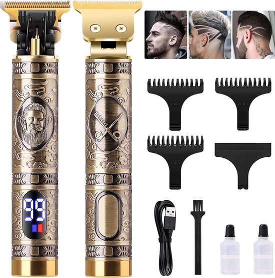 Tondeuse Mannen - Draadloze Haartrimmer - Professionele tondeuse ...