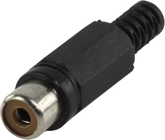 Valueline Rca Contra Plug Zwart | bol