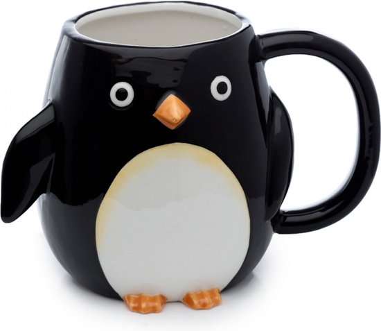 Puckator - Mok / Beker - Huddle Penguin Mug - Pinguïn - Keramiek | bol