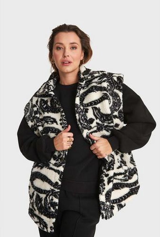 Alix the label Dames Gilet Ecru maat M | bol.com