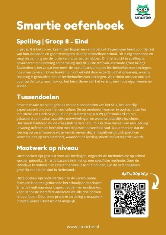 Smartie BME 72 - Spelling groep 8 - eind | 9789083268279 | Boeken | bol.com