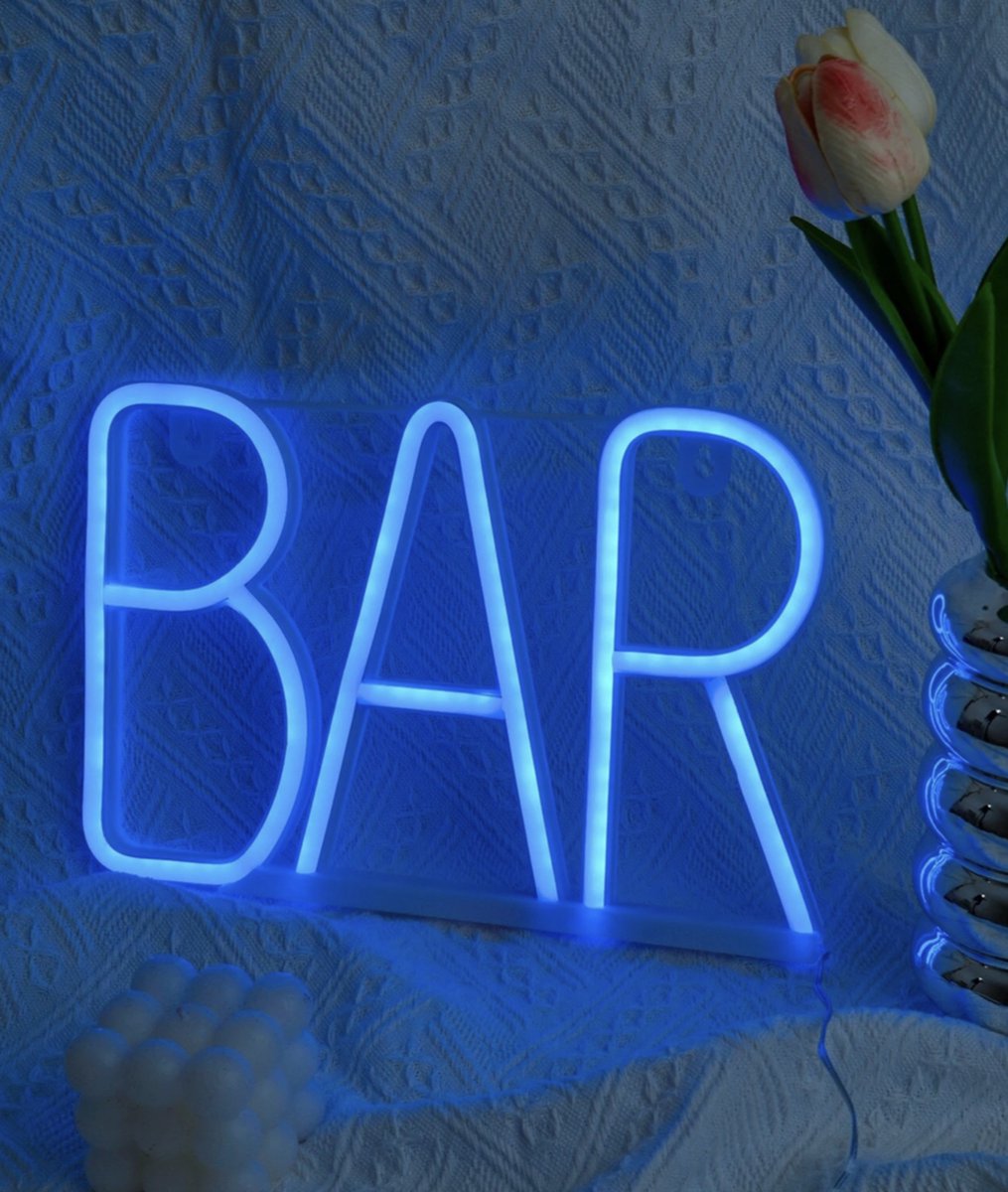 Barre lumineuse néon - Lumière néon - Led - Barre - Blauw - USB ...