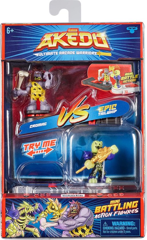 Cromag contre Epic Tailwhip, Akedo Ultimate Arcade Warriors Versus Pack ...
