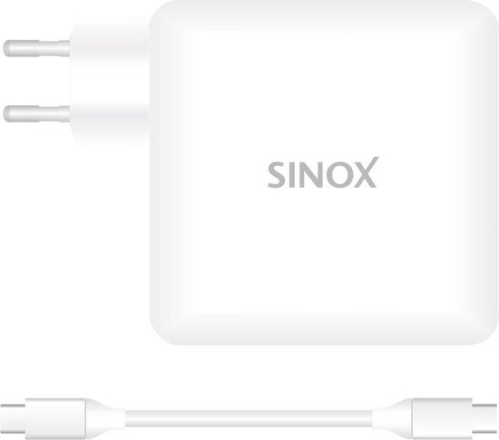 Sinox Office - USB-C Power adapter geschikt voor Apple - 65 Watt | bol