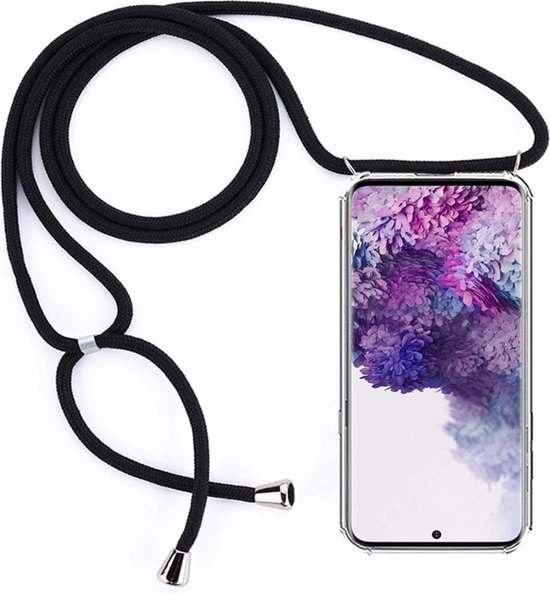 Samsung Galaxy S20 FE transparant TPU hoesje met koord | bol.com