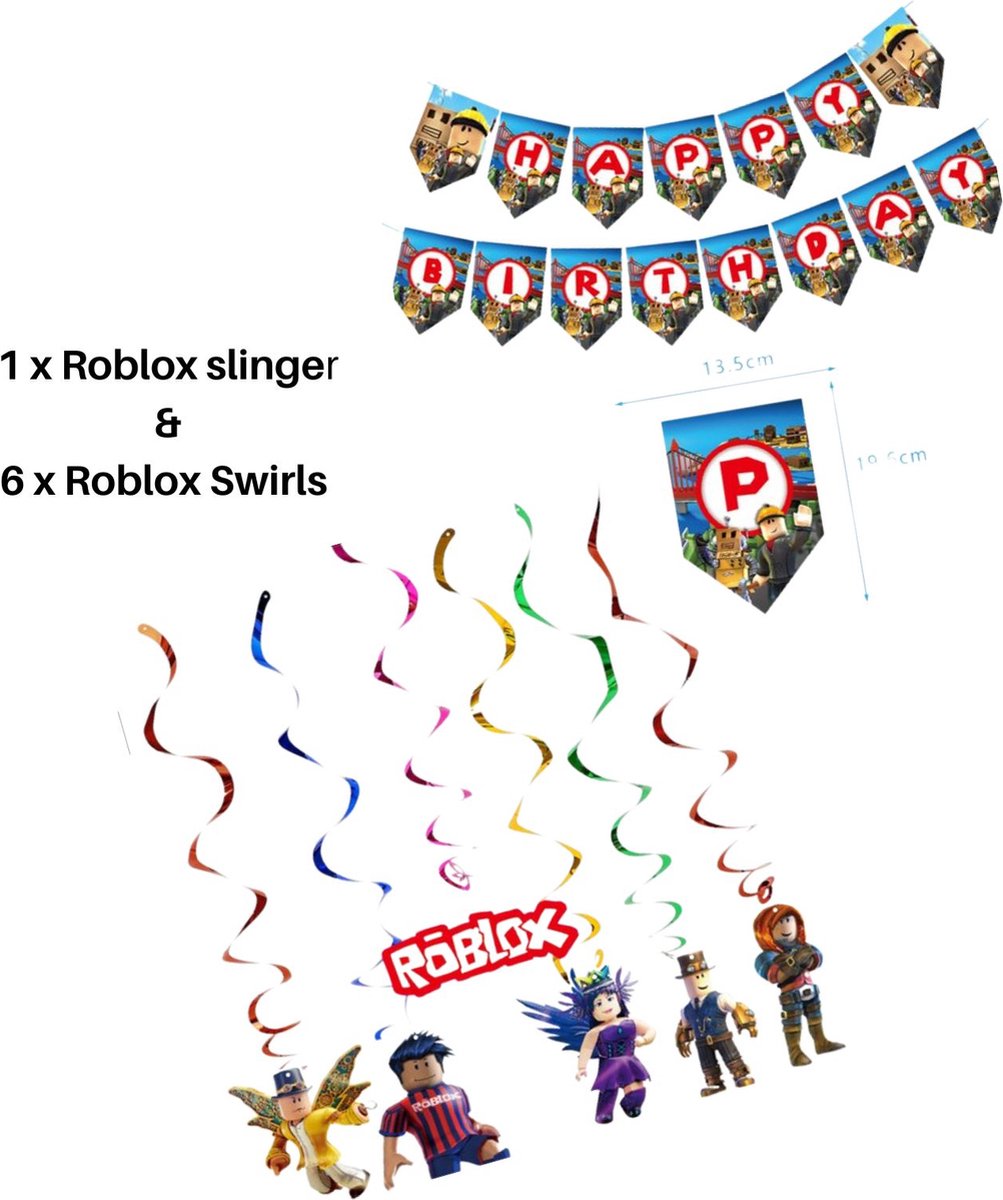 Roblox feest combi - Roblox feestje - Roblox kinderfeestje - Verjaardag ...