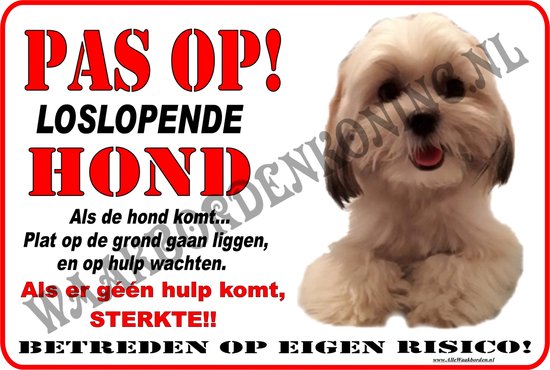 Boomer Hondje - Waakbord voor hond - Aluminium - 15x20 cm | bol