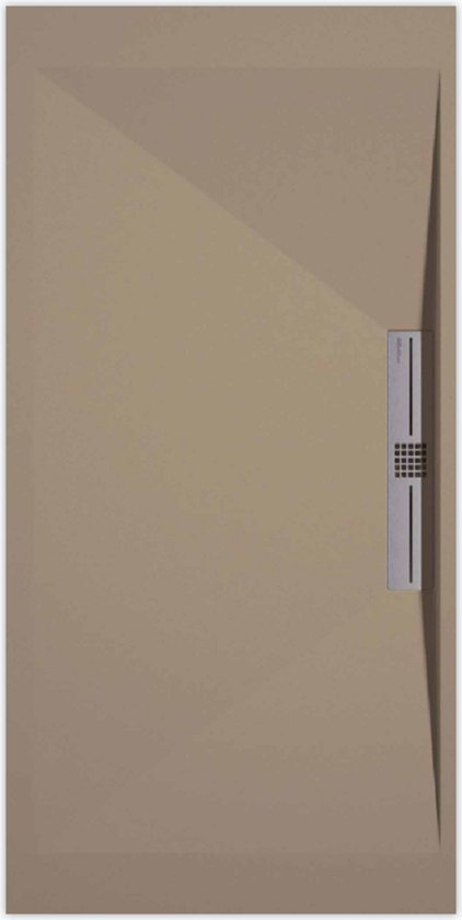 Sanifun douchebak Stone Side Moka Smooth 1200 x 700 S | bol