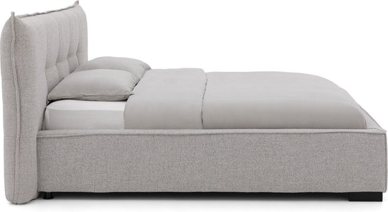 Goossens Bedframe Bolzano, 180 x 200 cm Stof Oasis shell 196 | bol