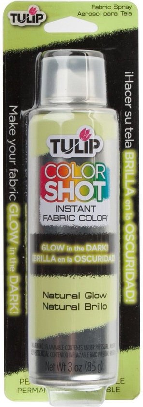 Tulip ColorShot instant fabric color spray Natural glow | bol.com