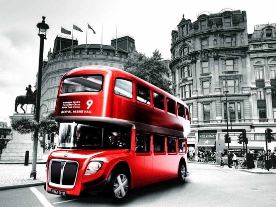 Diamond Painting - Engelse Bus - 40x50cm - Full Painting - Hobby | bol