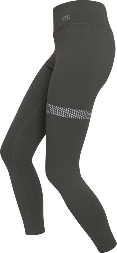 Active panther lola solid high waist legging in de kleur groen, sportbroek voor dames,... | bol