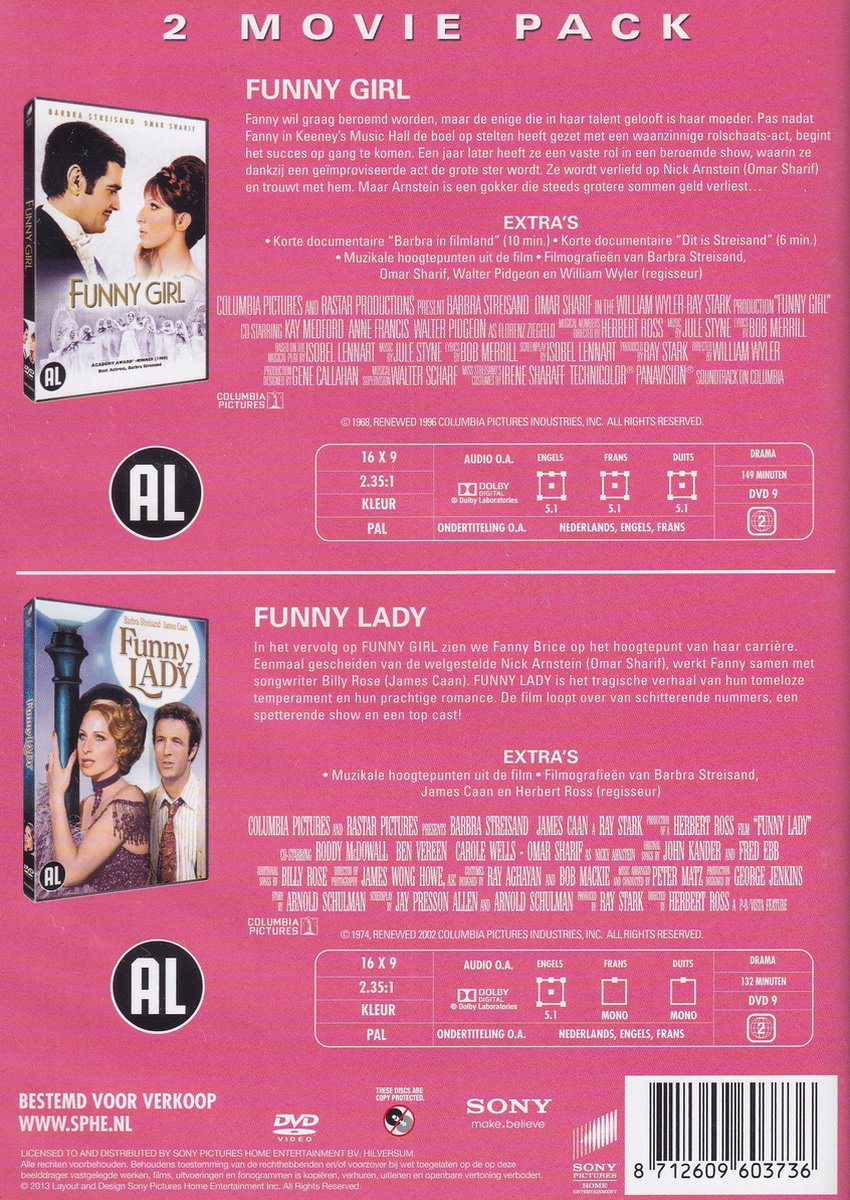 Funny Girl / Funny Lady (Dvd), James Caan | Dvd's | bol