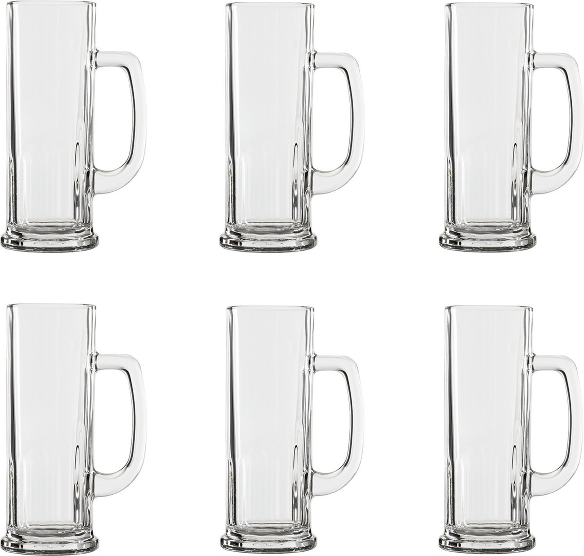 TEN® - Bierpullen 500ml - 6 Stuks - Bierglazen Set - Bierglas Oktoberfest - Carnaval... | bol.com