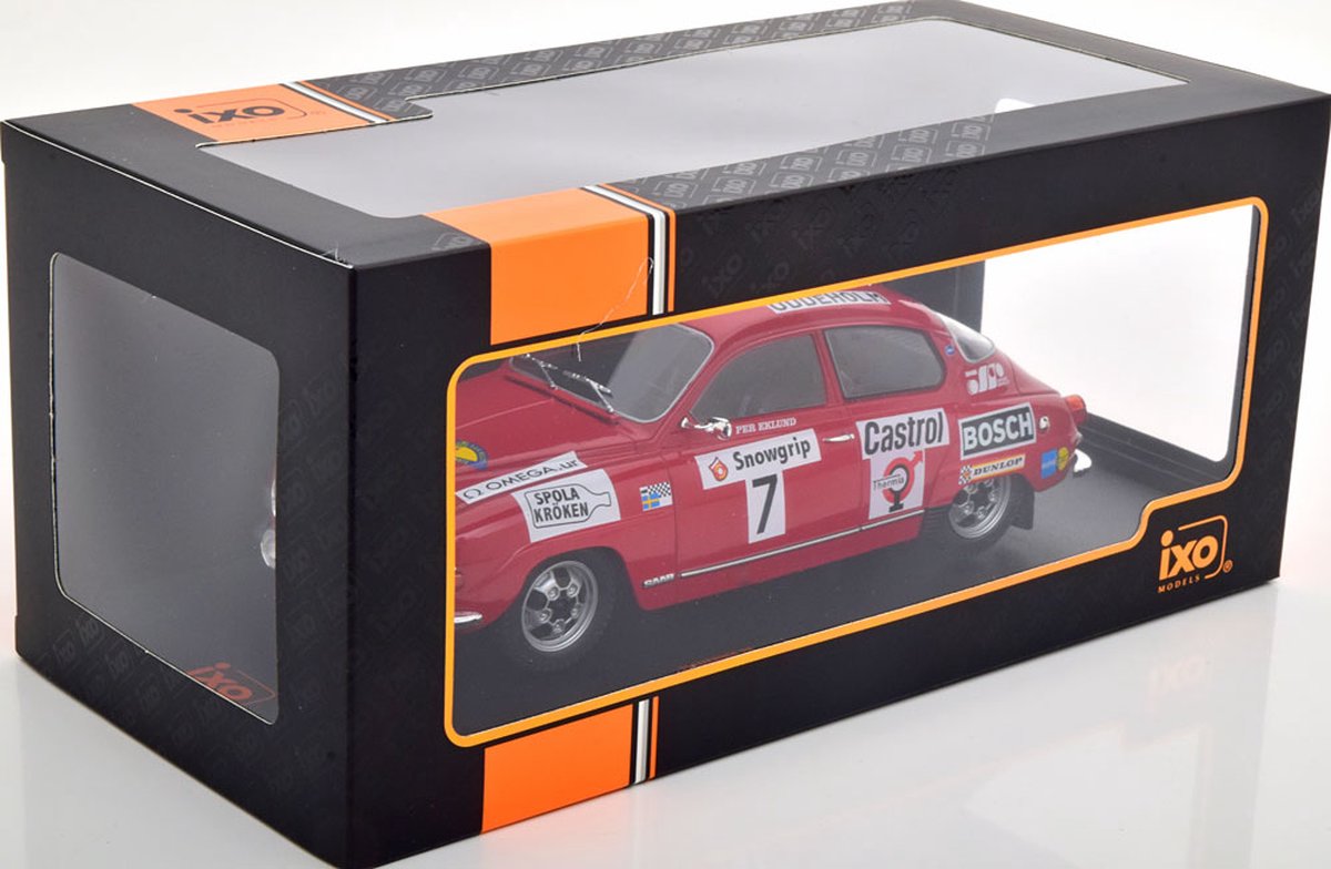 Saab 96 V4 No.7, Rally Sweden 1973 Eklund/Carlsson 1-18 Ixo Models ...