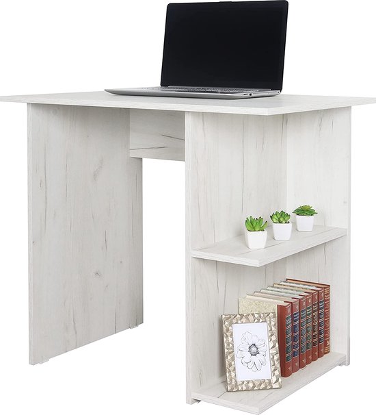 RICOO WM089-EP Bureau klein met opbergruimte 82 x 76 x 60 cm Computer ...