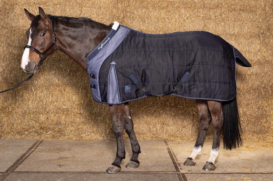 Harry's Horse Staldeken Highliner 300gr Donkerblauw - 130/175 | bol