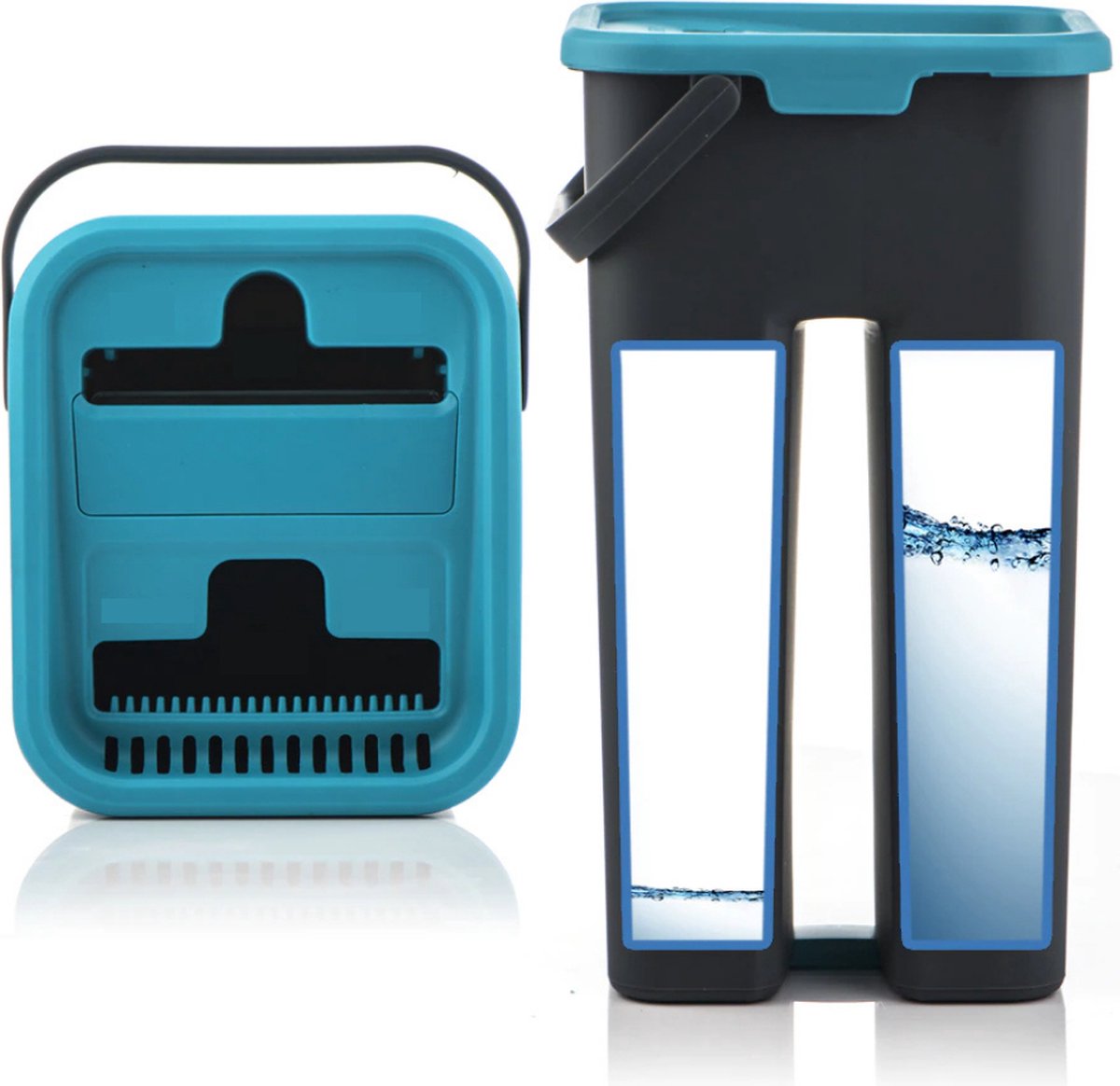 Thuys luxe Dweil - Dweilsysteem - Vloerwisser - Mop - Dweilset- Dweilen ...