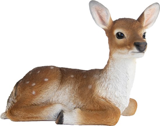 Sikahert liggend 27.8 cm hoog - polyester - polystone - zomercollectie ...