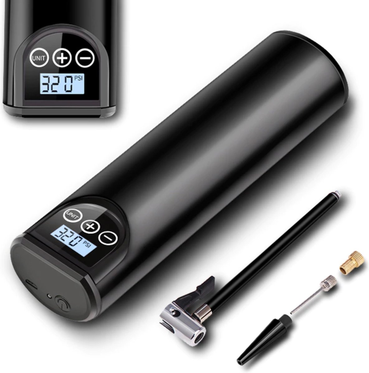 Elektrische Pomp - Ballenpomp - Elektrische Fietspomp - Bandenpomp. | bol