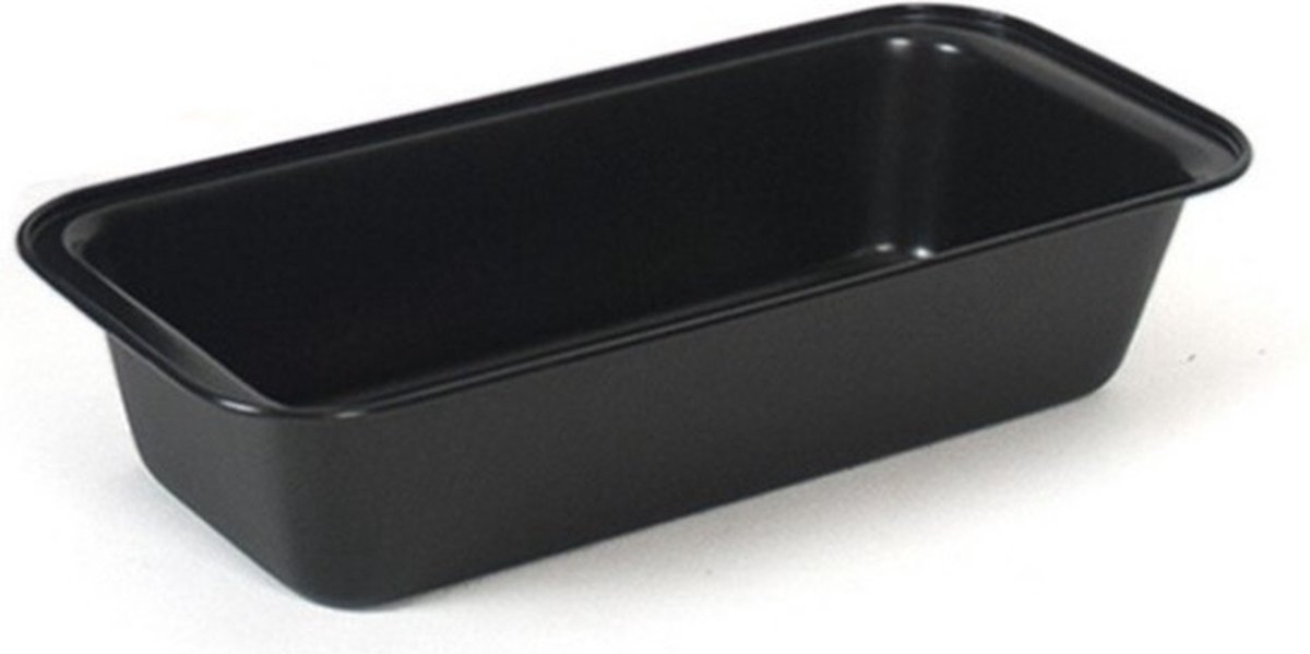 Cake bakvorm/bakblik rechthoek 30 x 13 x 6 cm zwart | bol