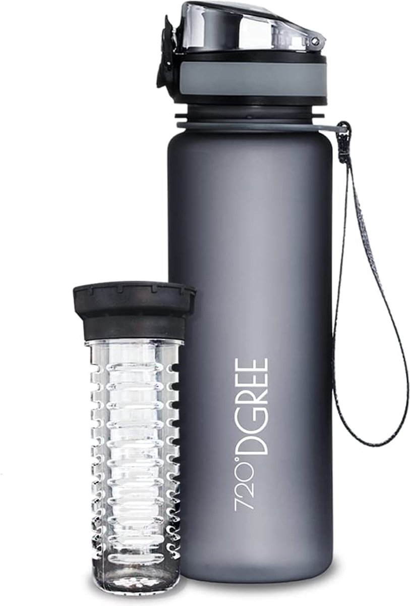 720°DGREE Drinkfles"uberBottle" met Fruitcontainer - 350ml, 500ml ...