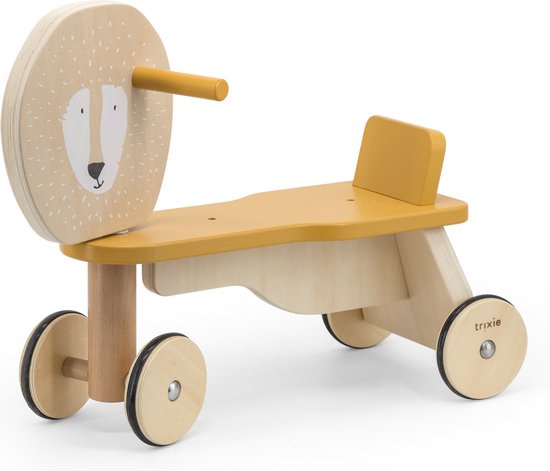 Trixie - Houten loopfiets - Mr Lion - 4 Wielen | bol.com