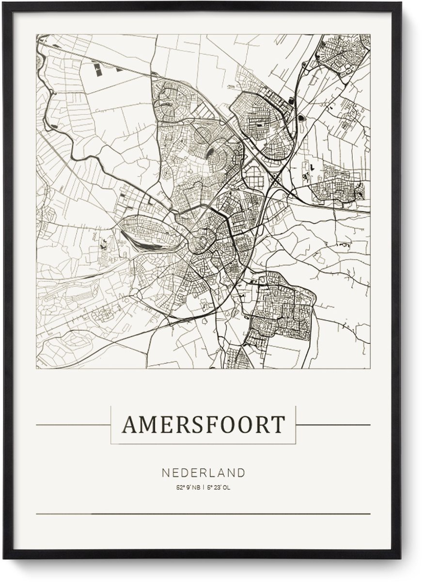 Stadskaart Amersfoort - Plattegrond Amersfoort - city map ...