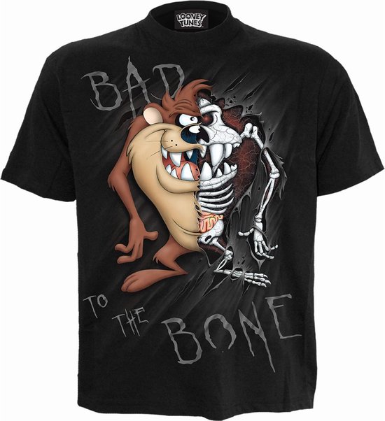 Spiral Looney Tunes Heren Tshirt -M- TAZ - BAD 2 D BONE Zwart | bol.com