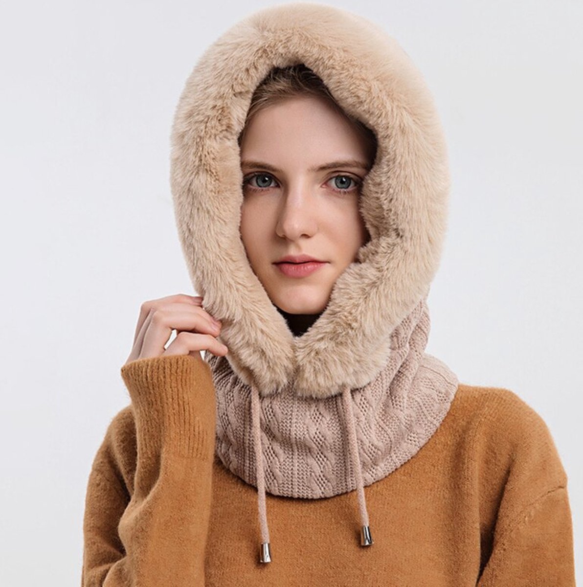 Muts 3-in-1 - Beige | One Size | Polyester | Fashion Favorite | bol.com