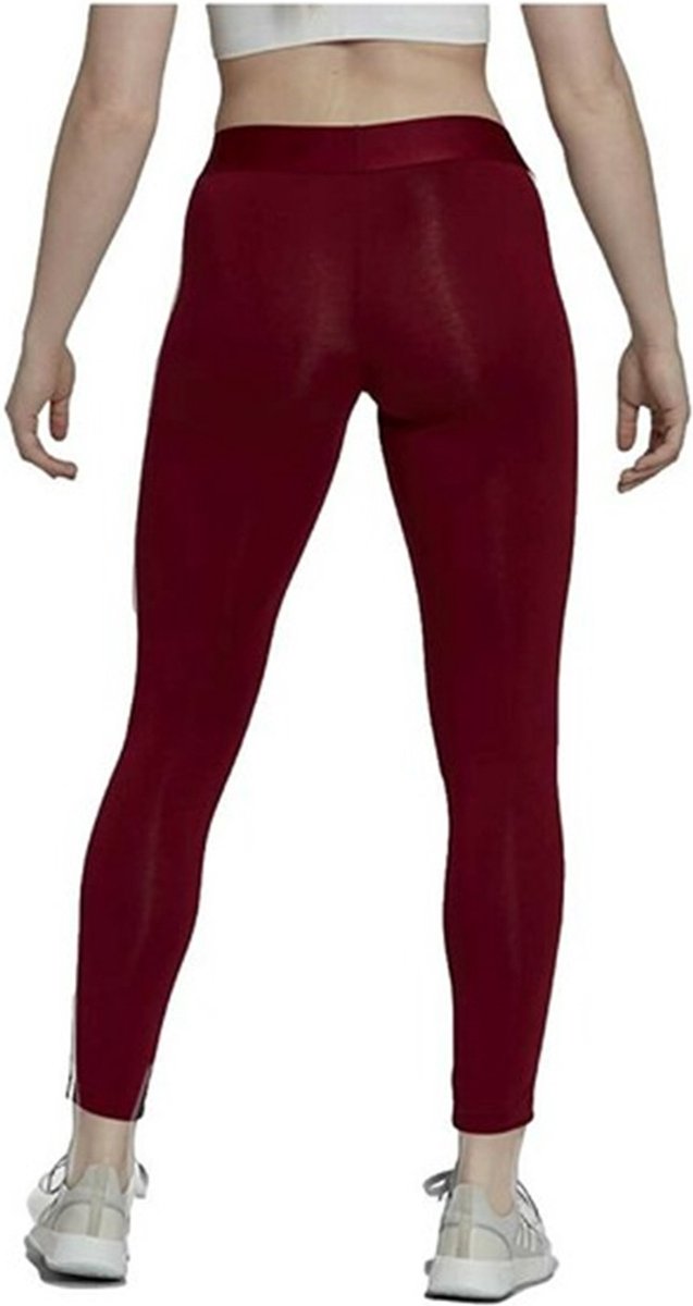Adidas W 3S LEG Dames Sportlegging - Rood - Maat XS | bol.com