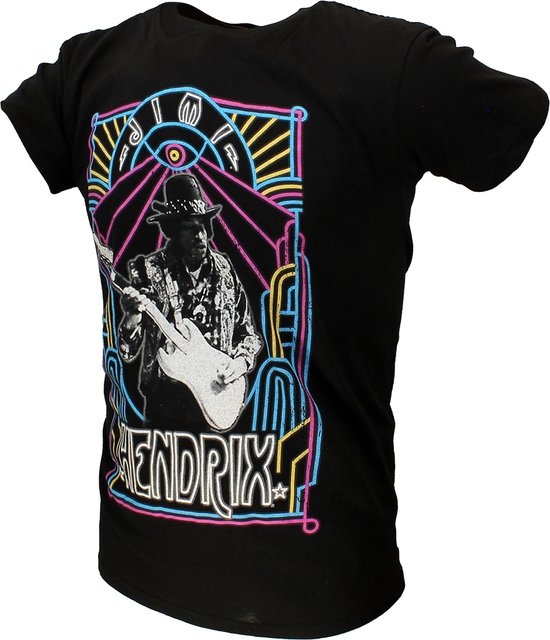 Jimi Hendrix Electric Ladyland Neon T-Shirt - Officiële Merchandise ...