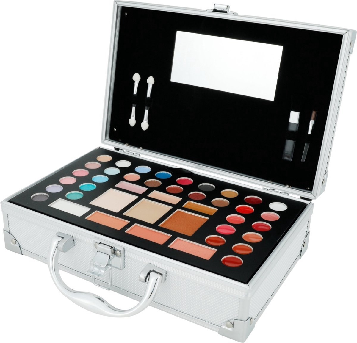 Make-Up Koffer - Cosmetica Koffer - Beautycase - Dames - Grijs | bol.com