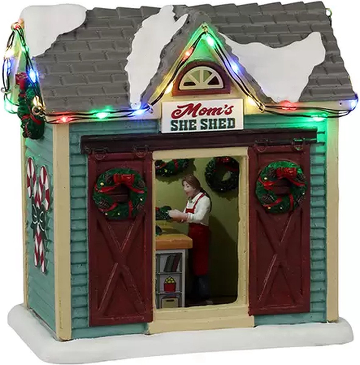 Lemax - Mom's She Shed, B/o (4.5v) - Kersthuisjes & Kerstdorpen | bol.com