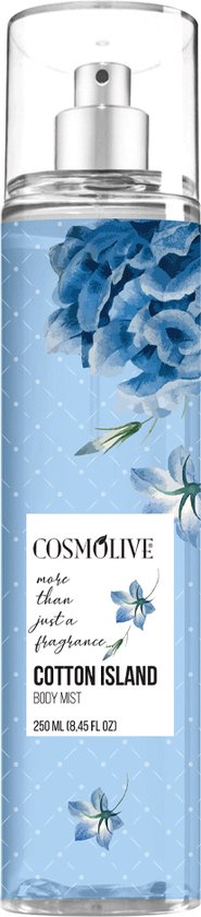 Cosmolive - Cotton Island - Body Mist - 250 ml | bol.com