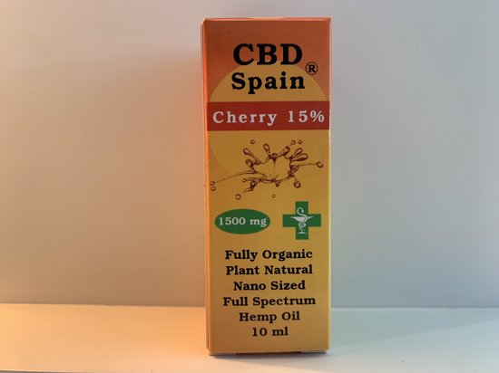 CBD Spain - Full Spectrum CBD olie - Cherry 15% - 10ml | bol