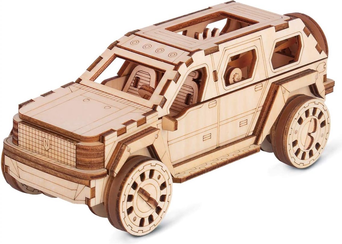 Premium 3D Houten Puzzel - Automodel - Voor volwassenen en kinderen ...
