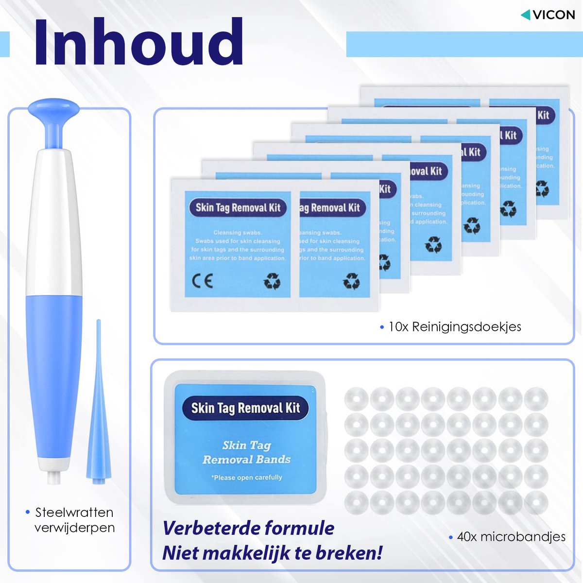 Steelwratjes verwijderen - 2-5MM - Pijnloos en snel - Incl ...