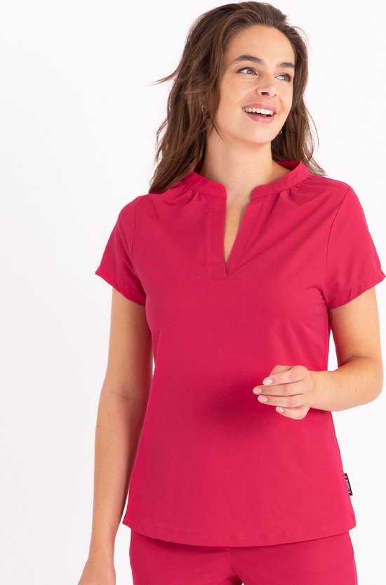 Rode Top van Je m'appelle - Dames - Travelstof - Maat XL - 6 maten ...