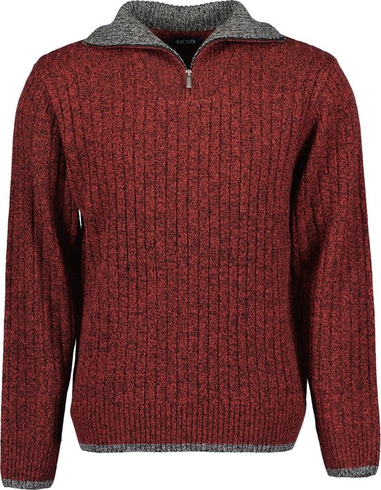 Blue Seven Vest Heren - Schipperstrui Heren - Gebreid Vest - Rood ...